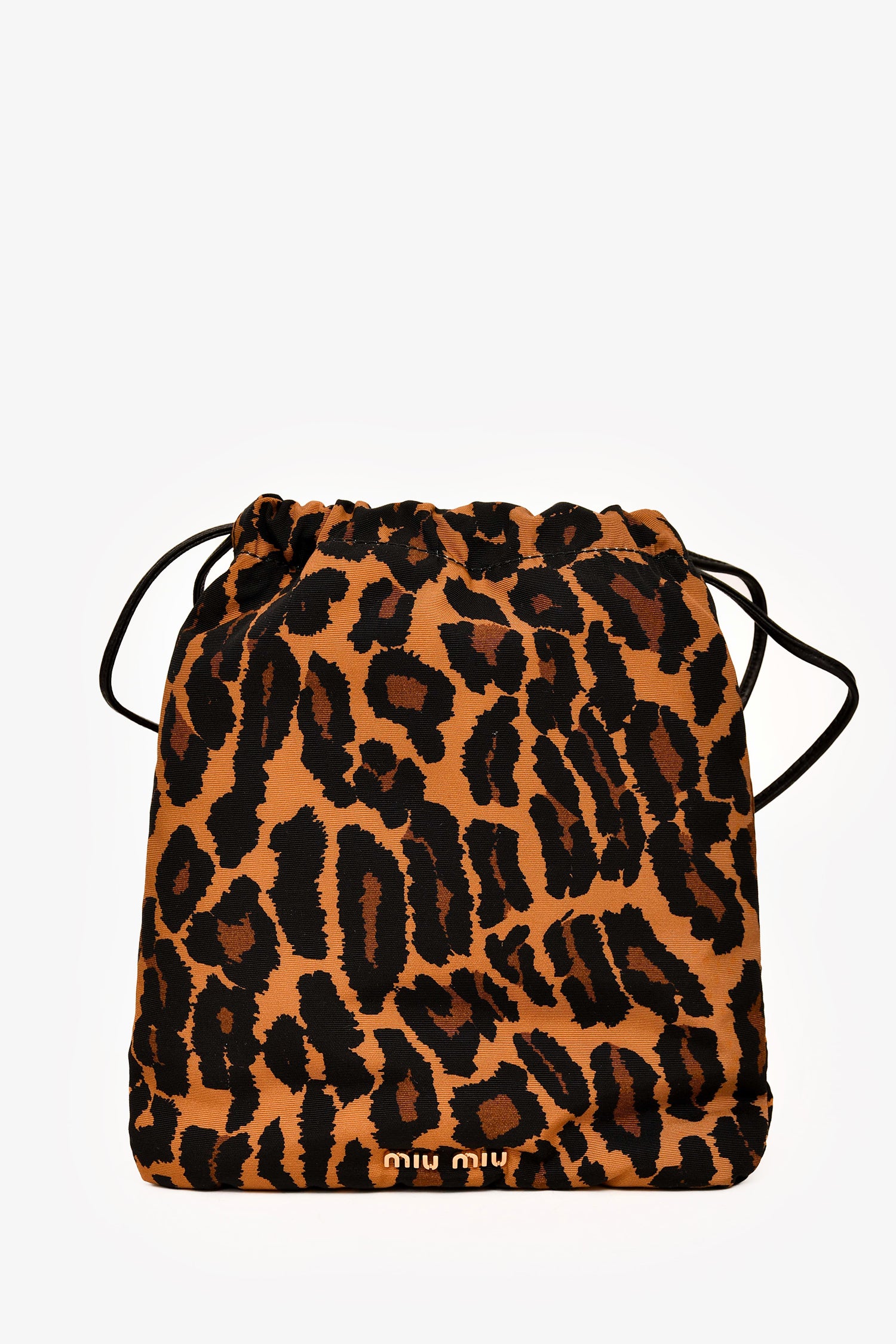 Miu Miu Brown/Black Leopard Printed Pouch – Mine & Yours