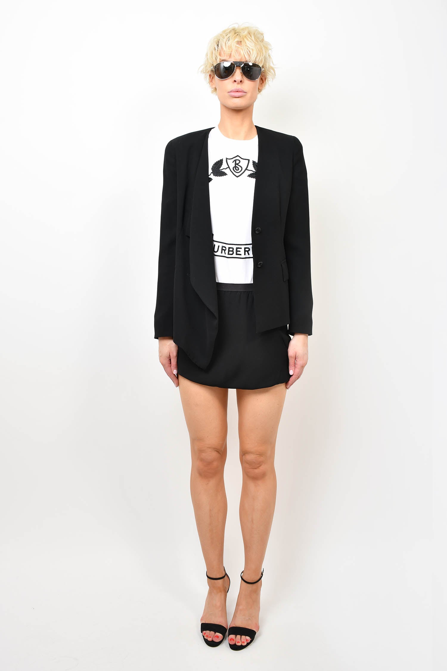 Max Mara Black Winged Blazer Size 8 – Mine & Yours