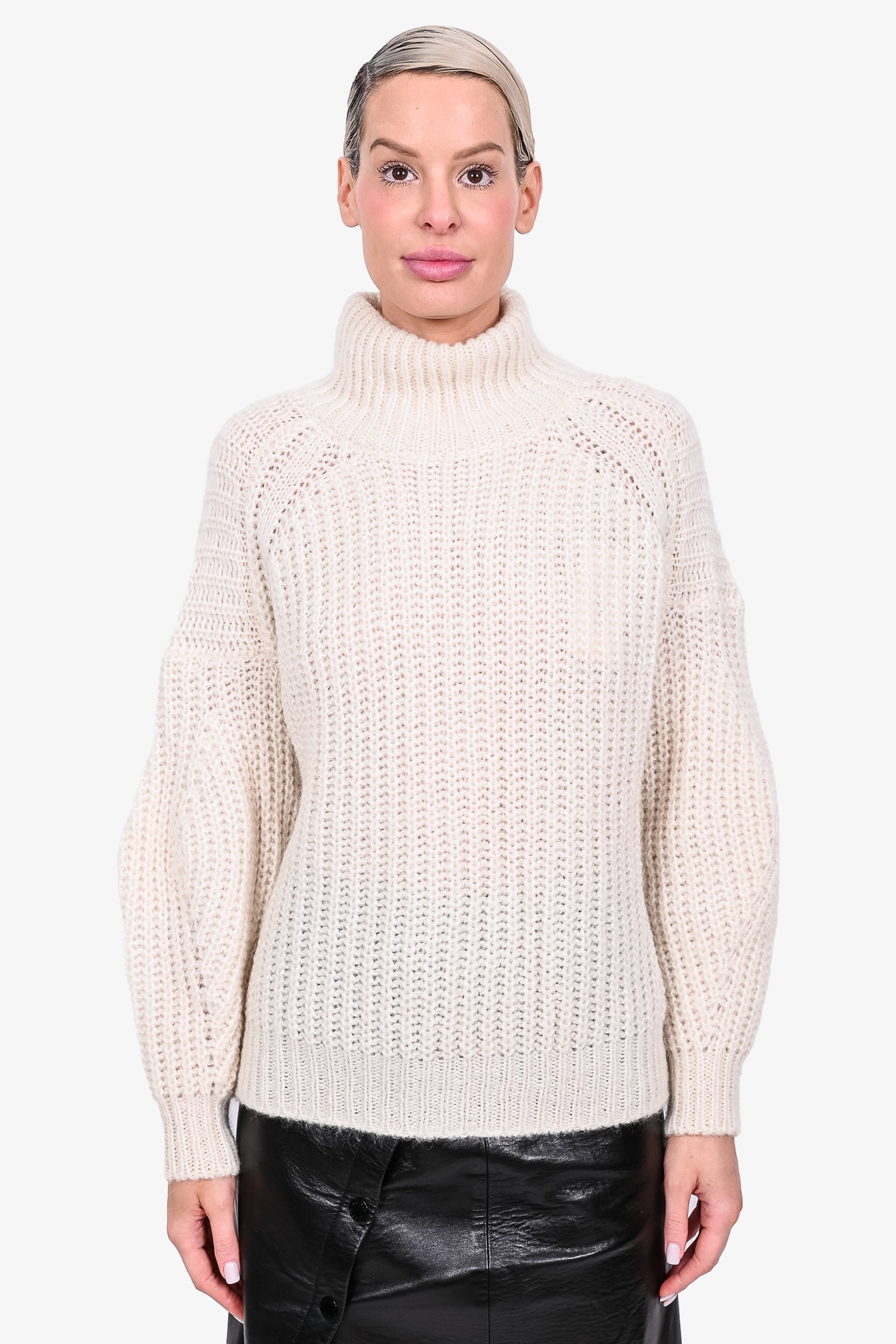 Ba&sh Cream Turtle Neck Chunky Sweater Size XS – Mine & Yours