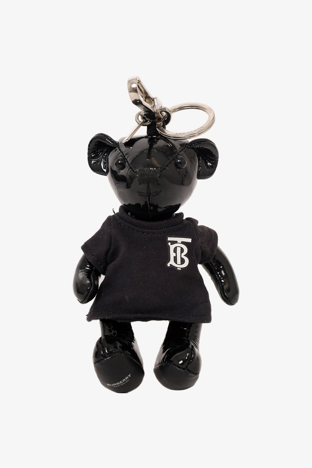 Burberry Black Patent Leather Bear Keychain – Mine & Yours