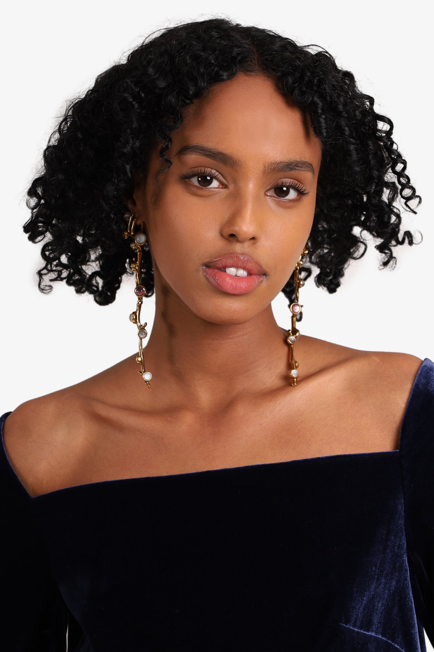 Chloe Gold Tone Fiji Dangling Earrings – Mine & Yours