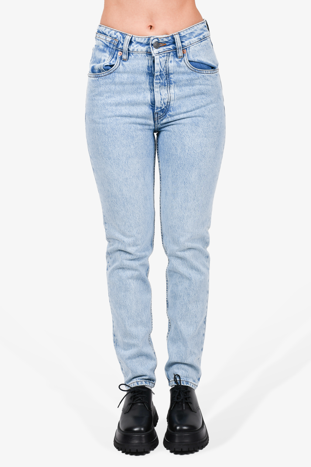 Decade Light Blue Denim Straight Legs Jeans Size 28 – Mine & Yours