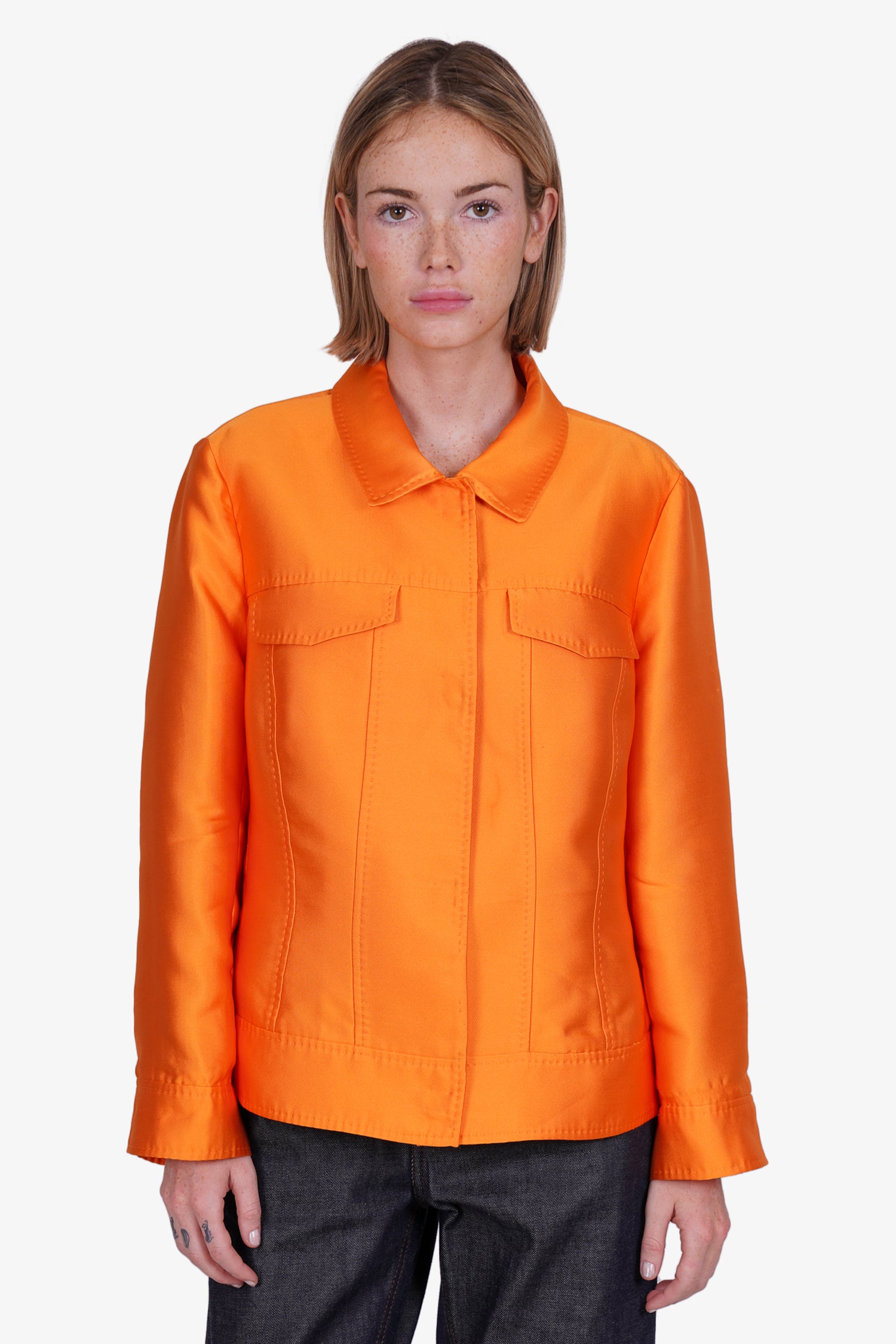 Escada Orange Top and Jacket Set Size 44 – Mine & Yours