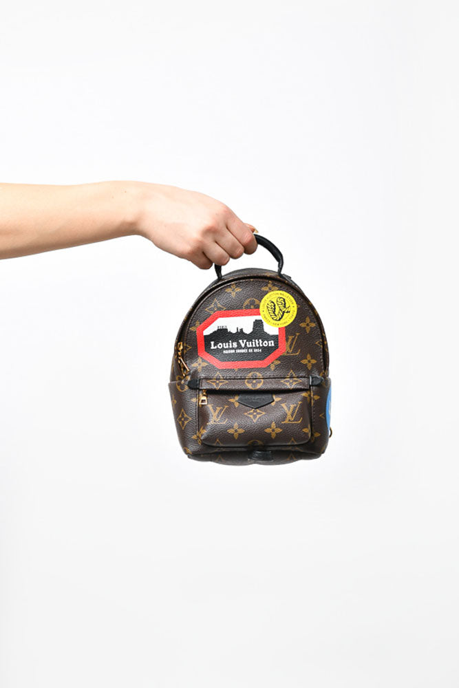 Louis Vuitton 2016 Monogram 'World Tour' Mini Palm Springs Backpack ...