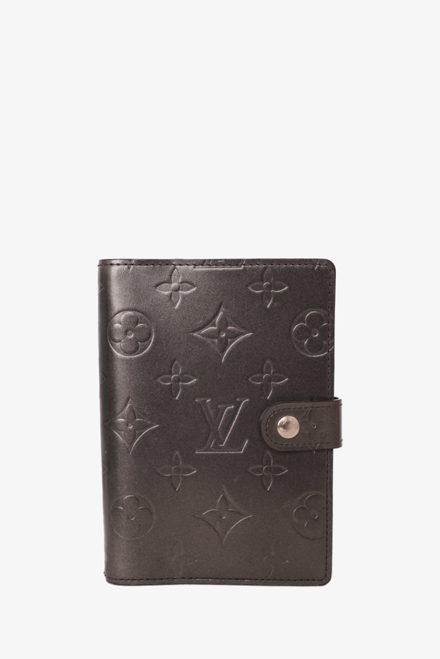Louis Vuitton Grey Vernis Matte Small Ring Notepad Cover – Mine & Yours