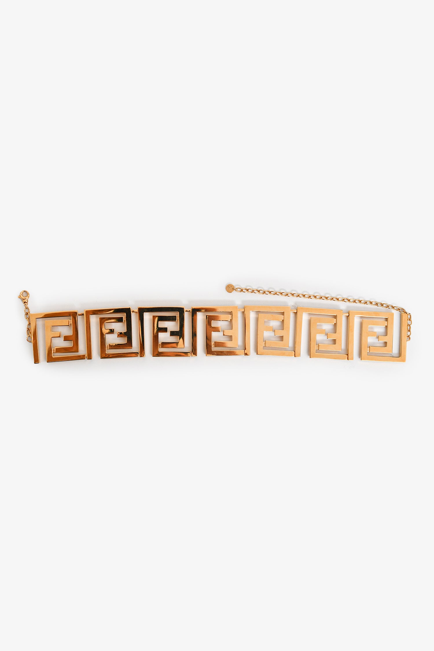 Fendi x Versace 'Fendace' Collaboration FF Gold-Toned Choker – Mine & Yours