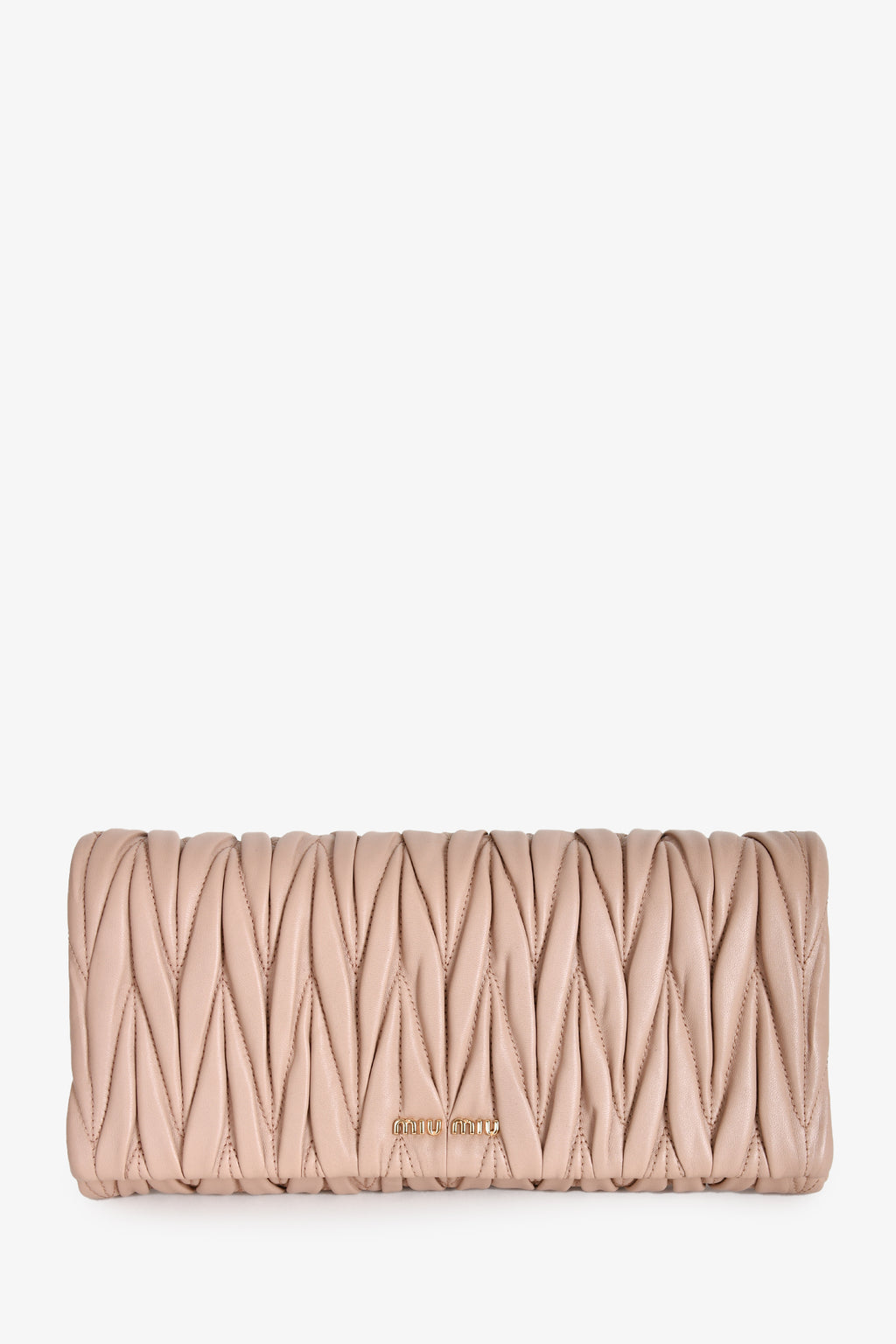 Miu Miu Blush Leather Matelasse Crossbody Bag – Mine & Yours
