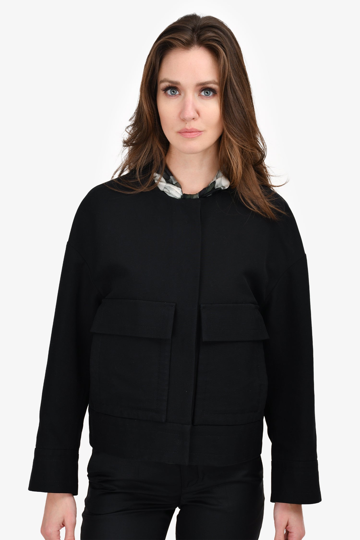 Marni Black Pocket Front White Button Jacket Size 40 – Mine & Yours