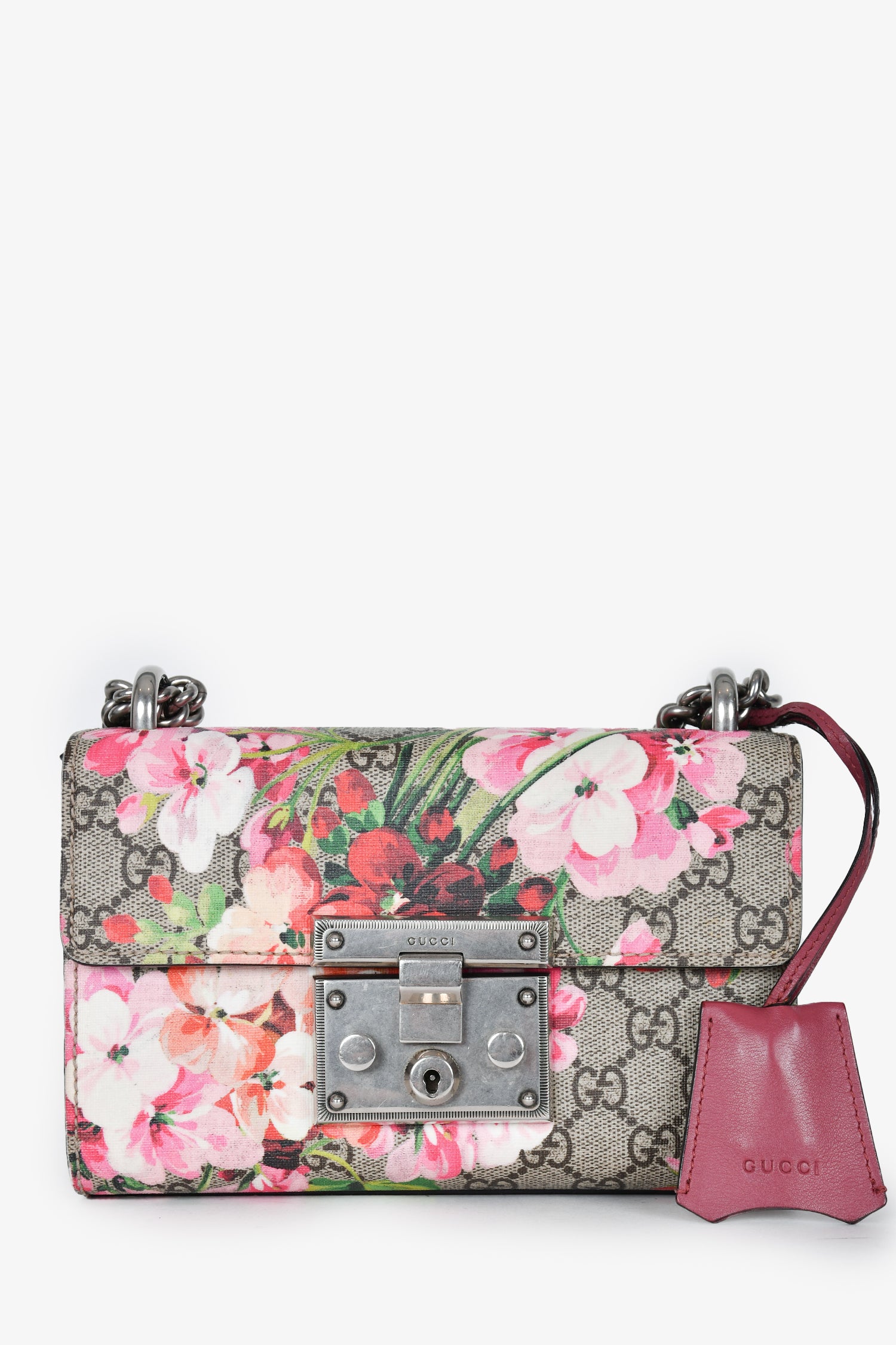 Gucci Monogram Bloom Canvas Padlock Shoulder Bag – Mine & Yours