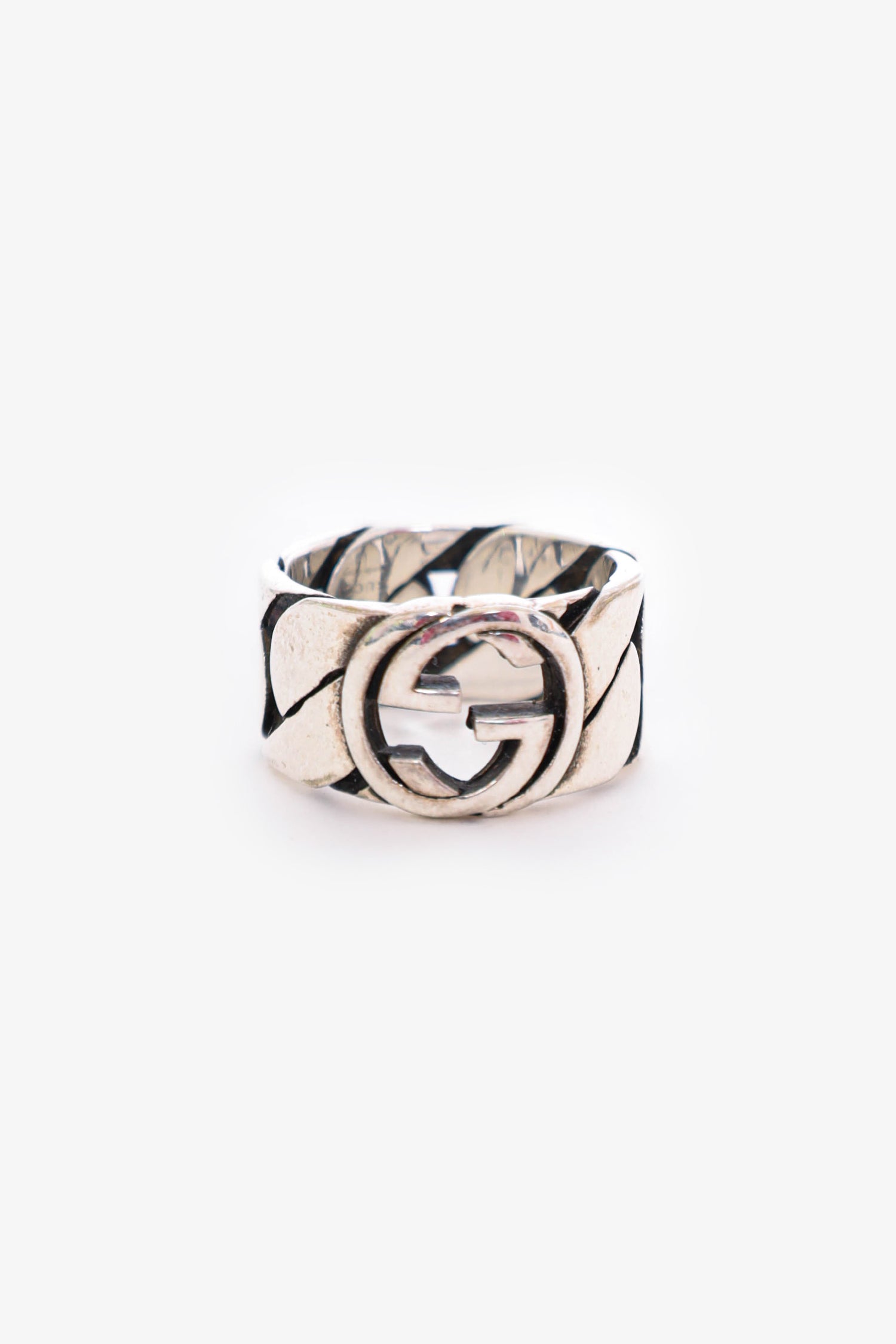 Gucci Sterling Silver Interlocking GG Ring – Mine & Yours