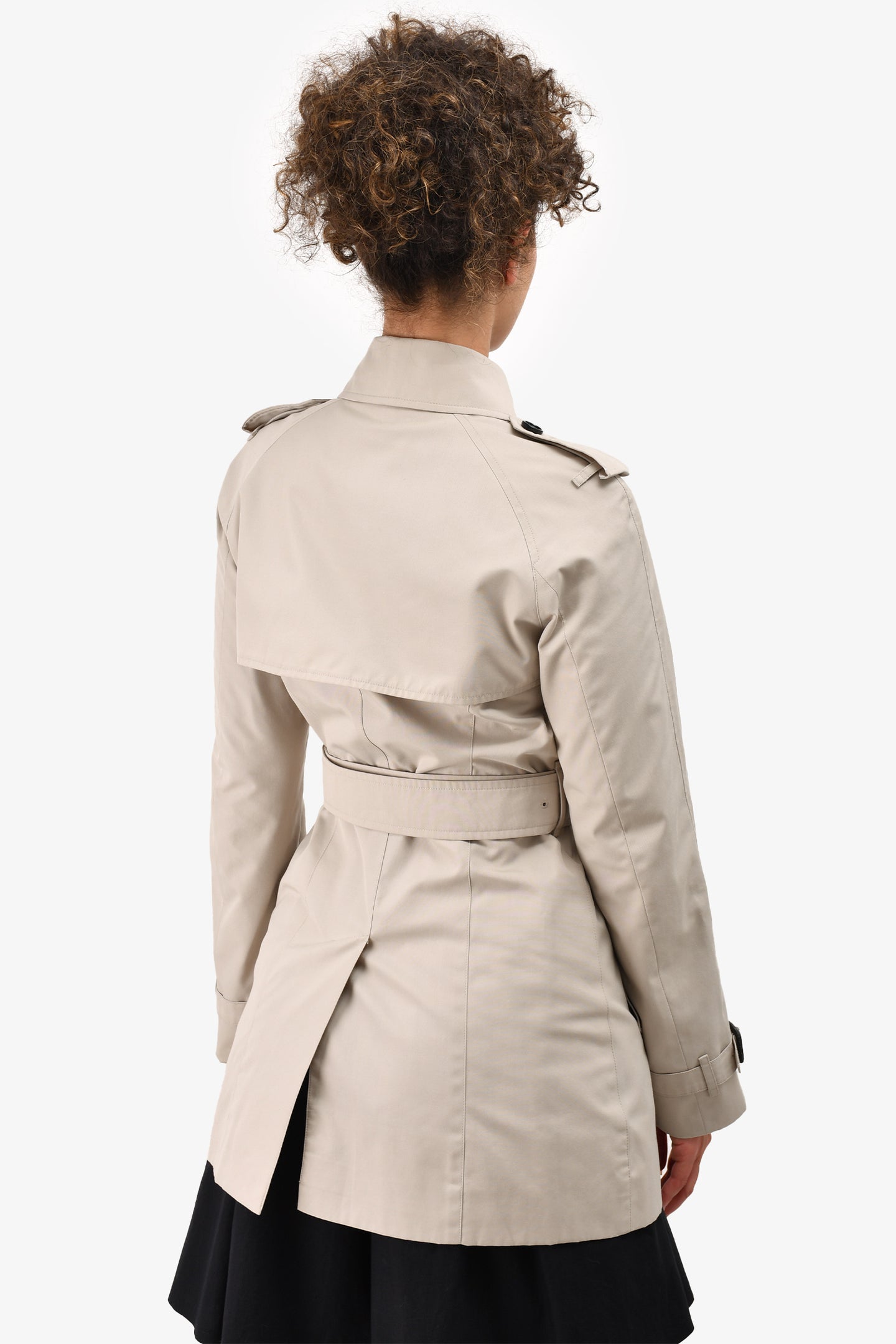 Burberry Beige Short Trench Trench Size 4 – Mine & Yours