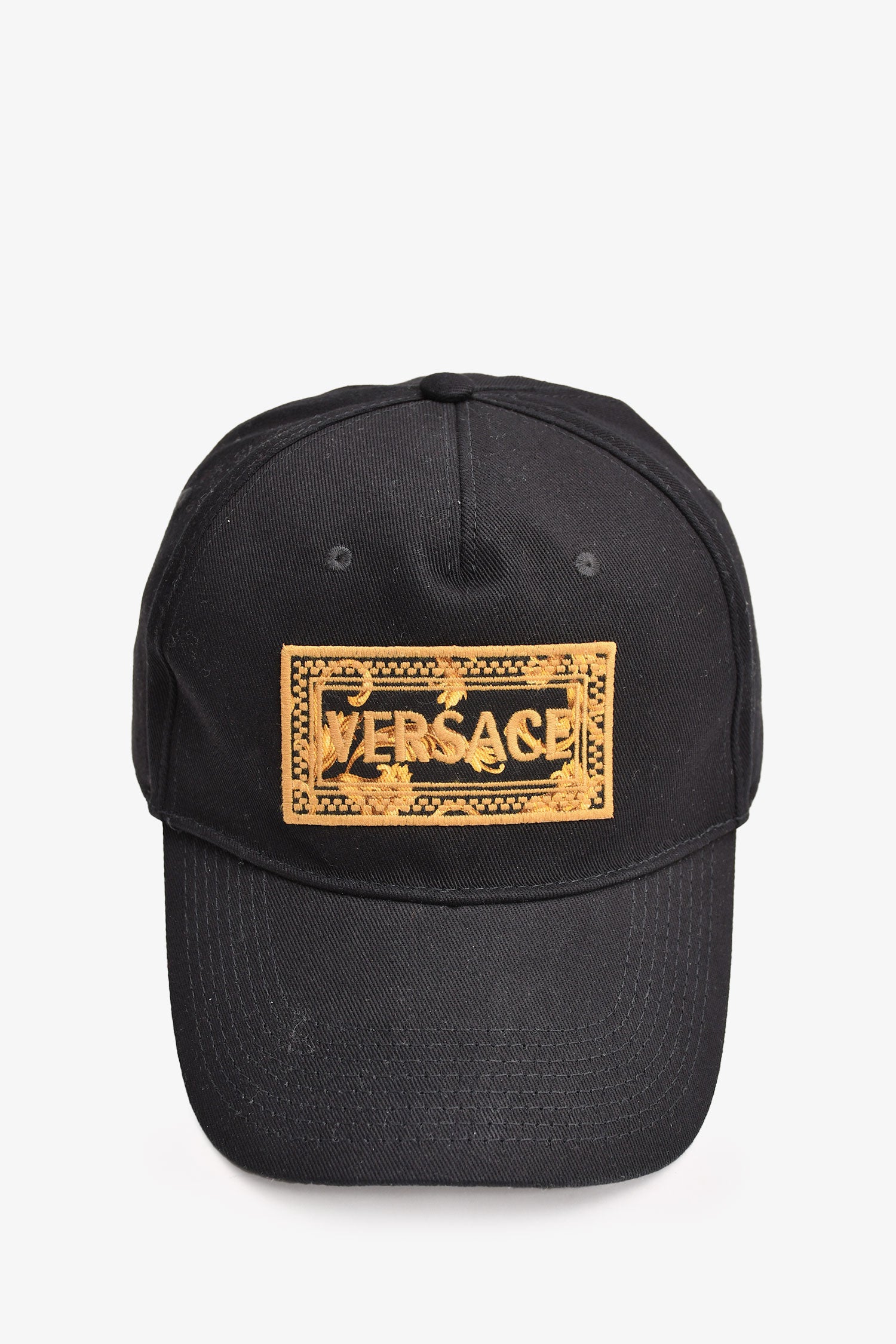 Versace Black Baroque Detail Baseball Cap – Mine & Yours