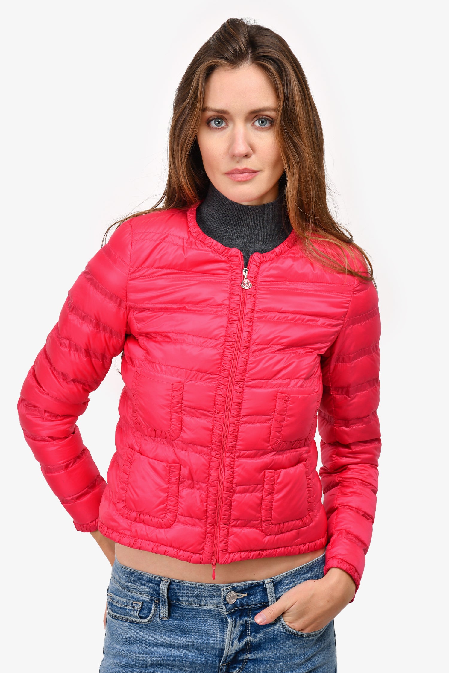 Moncler Pink Lissy Giubbotto Down Jacket Size 1 – Mine & Yours