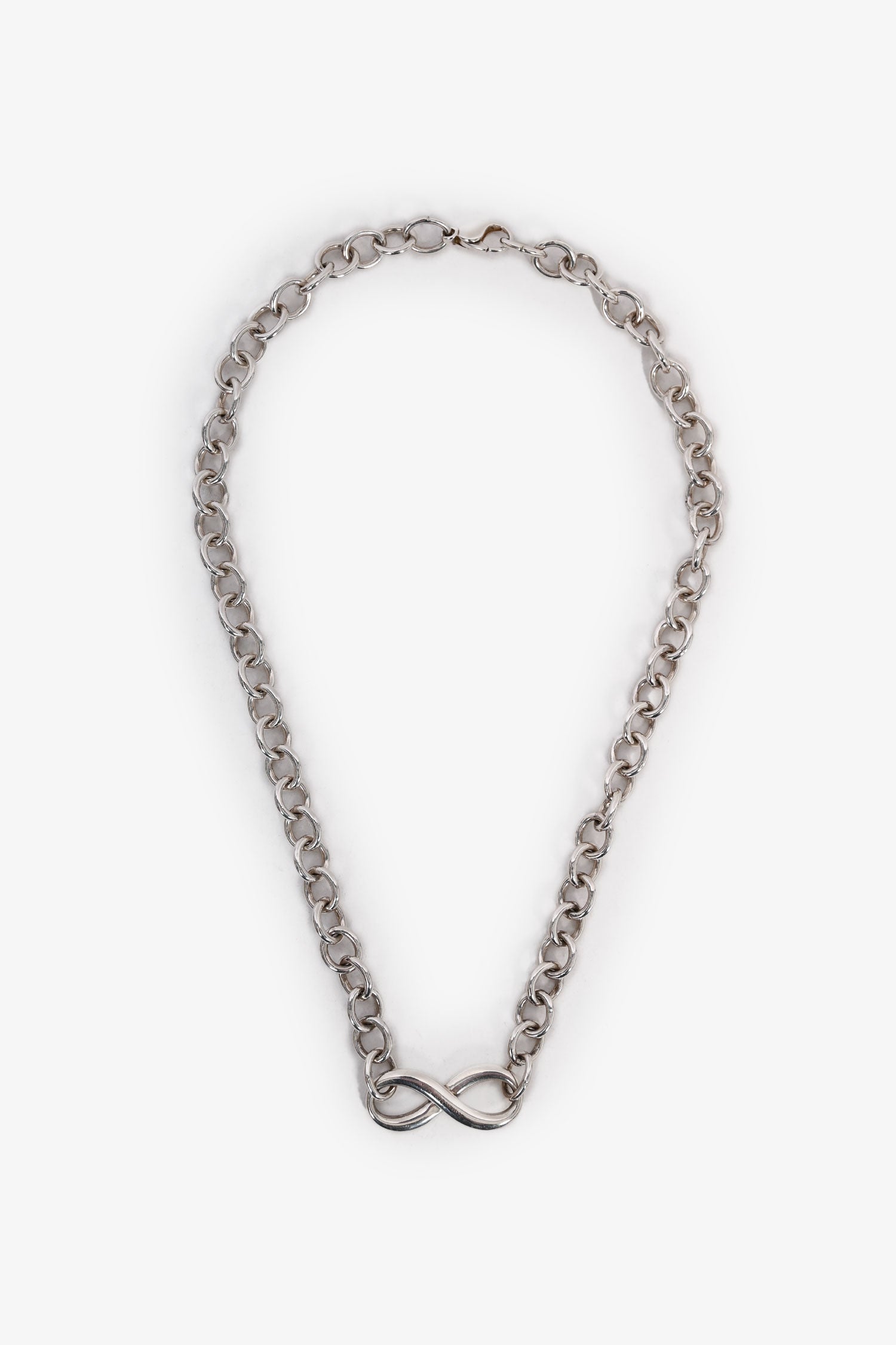 Tiffany & Co. Sterling Silver Infinity Chain Link Necklace – Mine & Yours