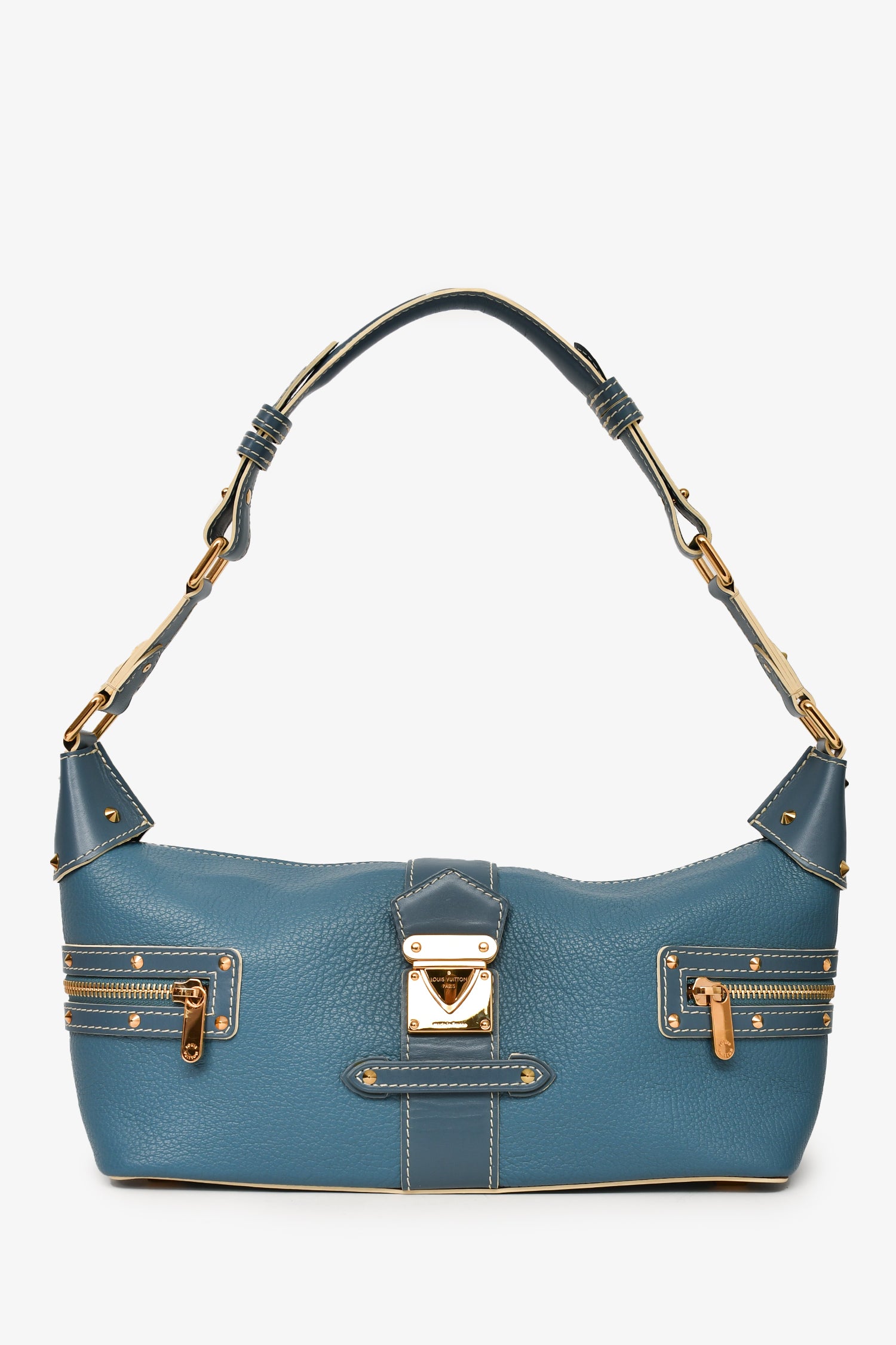 Louis Vuitton 2005 Blue Leather Shauli L'impetueux Shoulder Bag – Mine ...