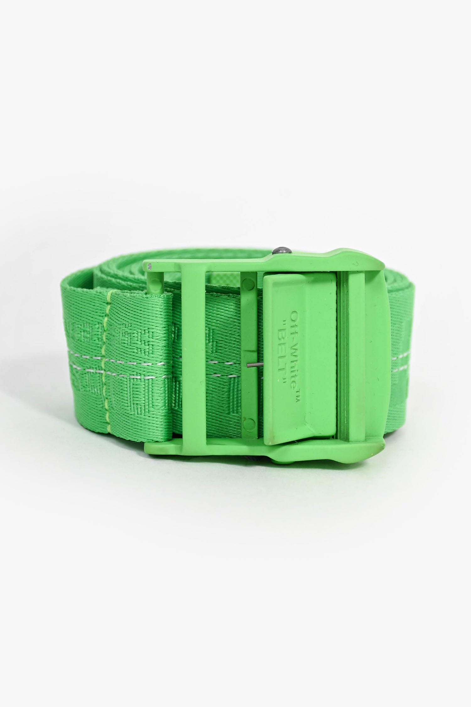 Off-White Green Industrial Belt – Mine & Yours