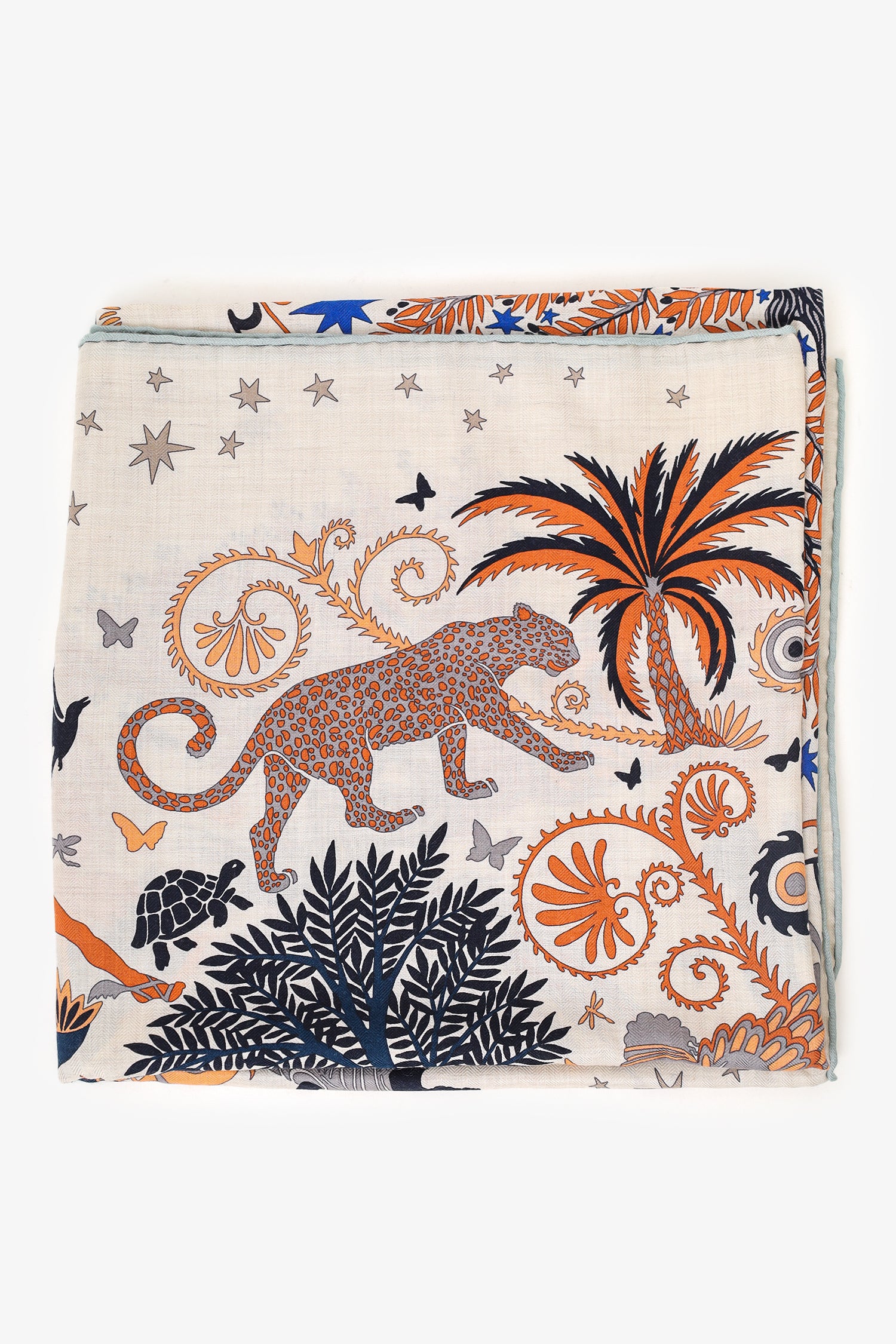 Hermès Caramel/Caban/Noisette Cashmere/Silk 'Sous le Charme d'Orphee ...