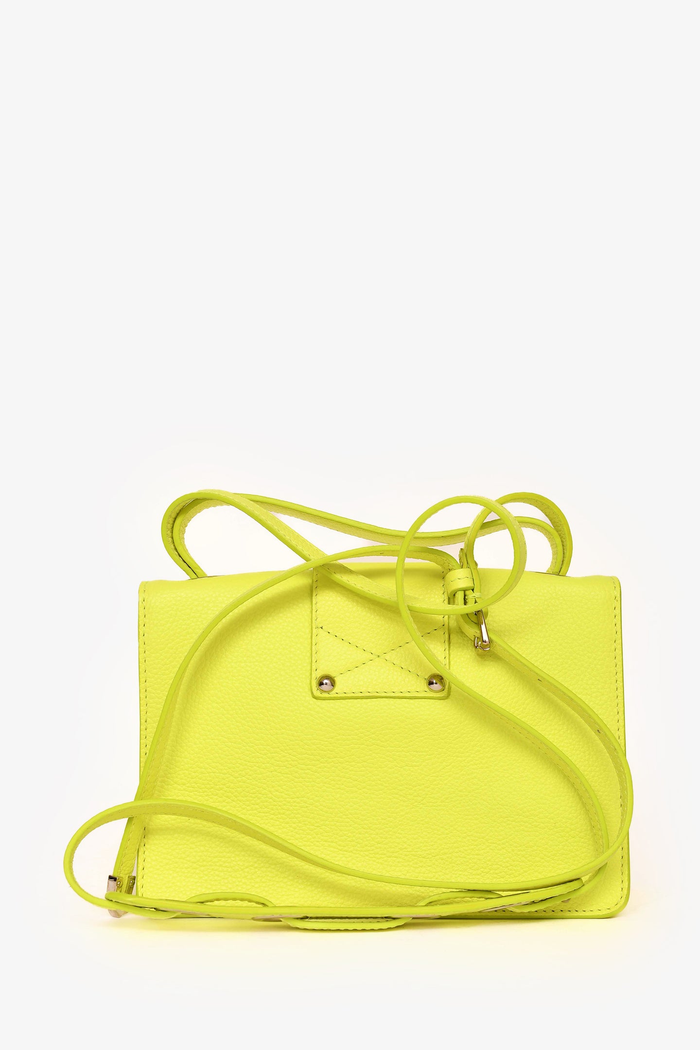 Jimmy Choo Neon Yellow Leather Mini Rebel Crossbody Bag – Mine & Yours