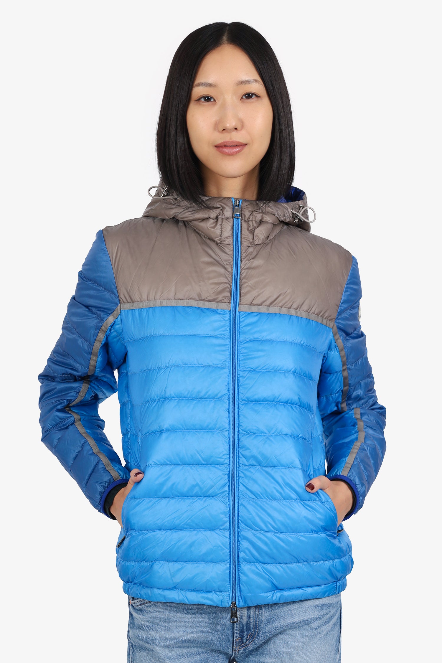 Moncler Blue Nylon Arsenal Lightweight Puffer Jacket Size 1 – Mine & Yours