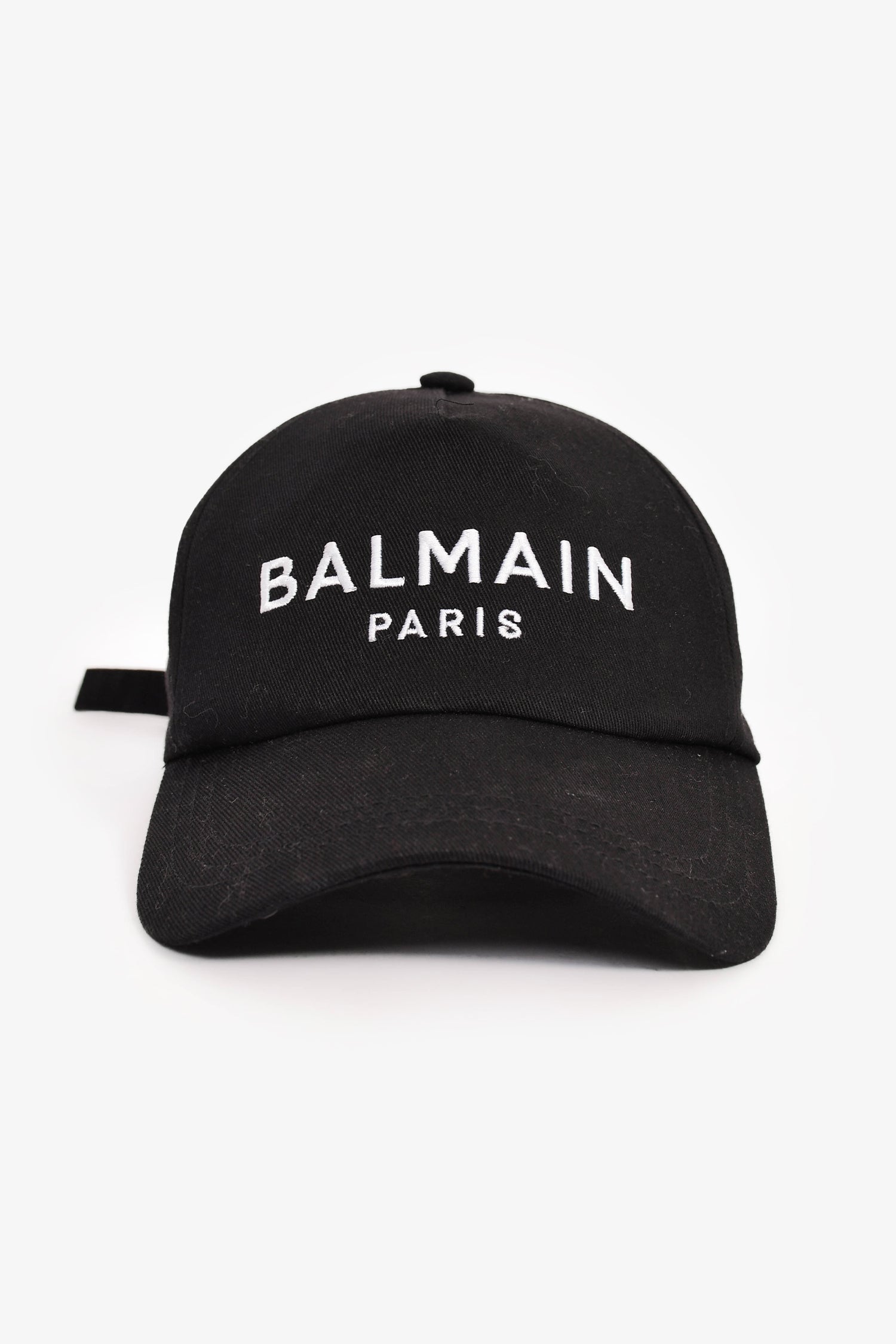 Balmain Black Logo Embroidery Baseball Hat – Mine & Yours