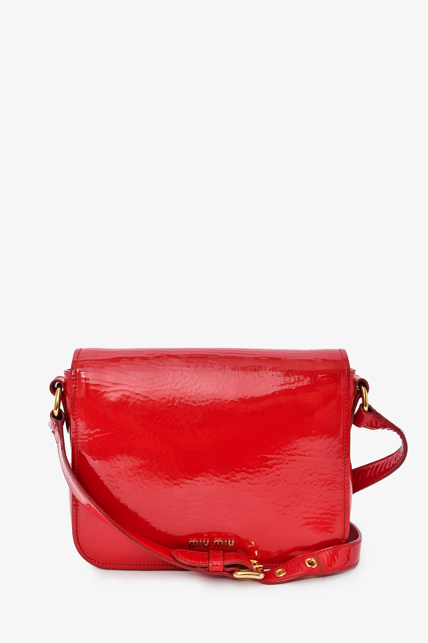 Miu Miu Red Patent Leather Crossbody Bag – Mine & Yours