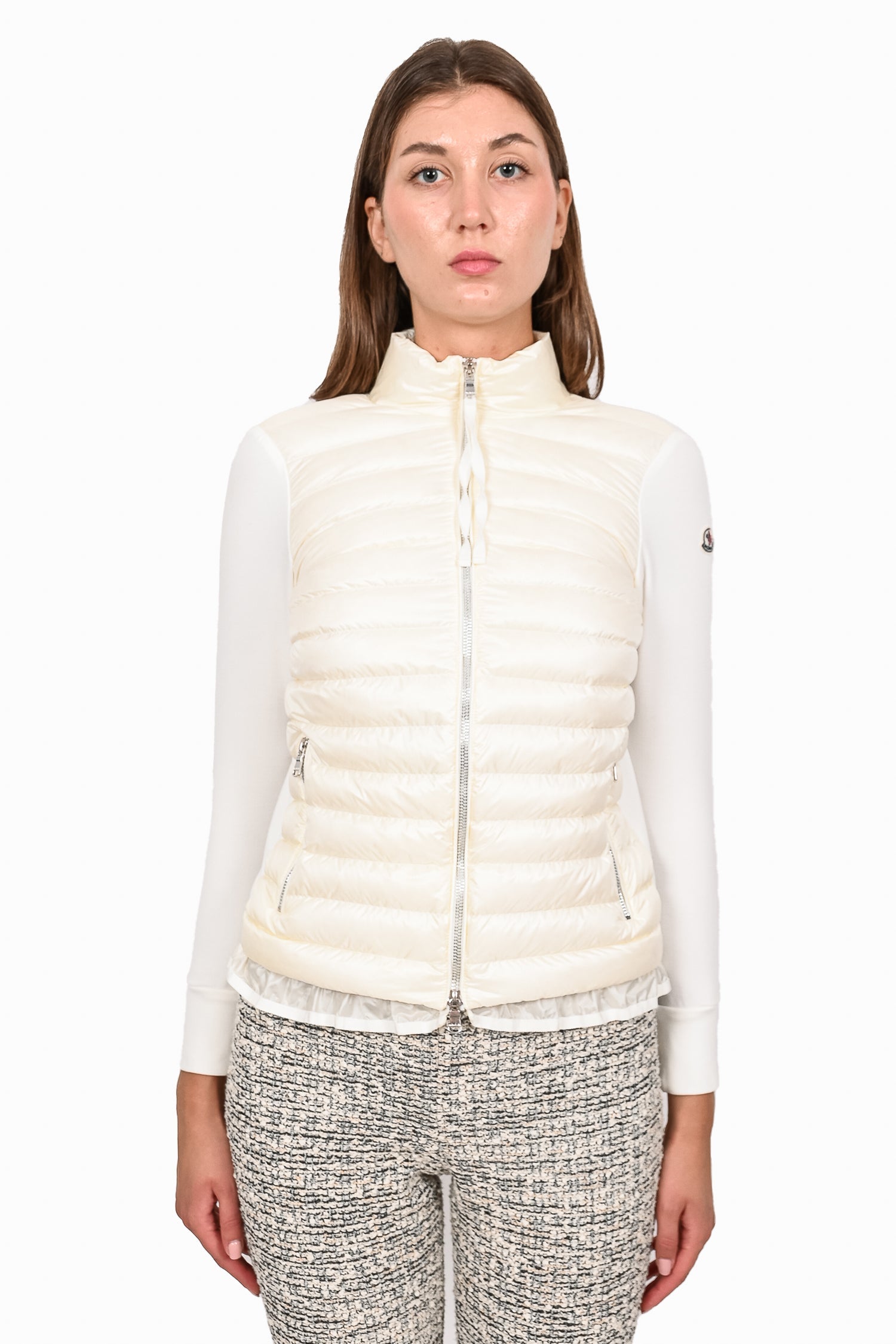 Moncler Cream Down/Cotton Thin Puffer Jacket Estimated Size S – Mine ...