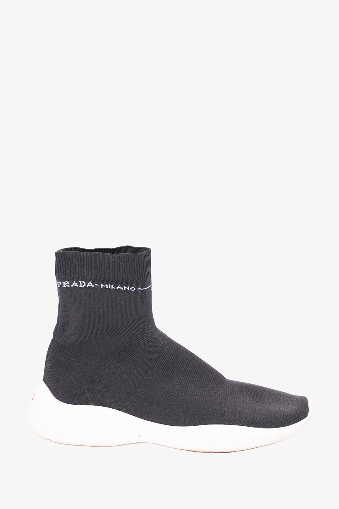 Prada Black Logo Sock Sneaker Size 6 – Mine & Yours