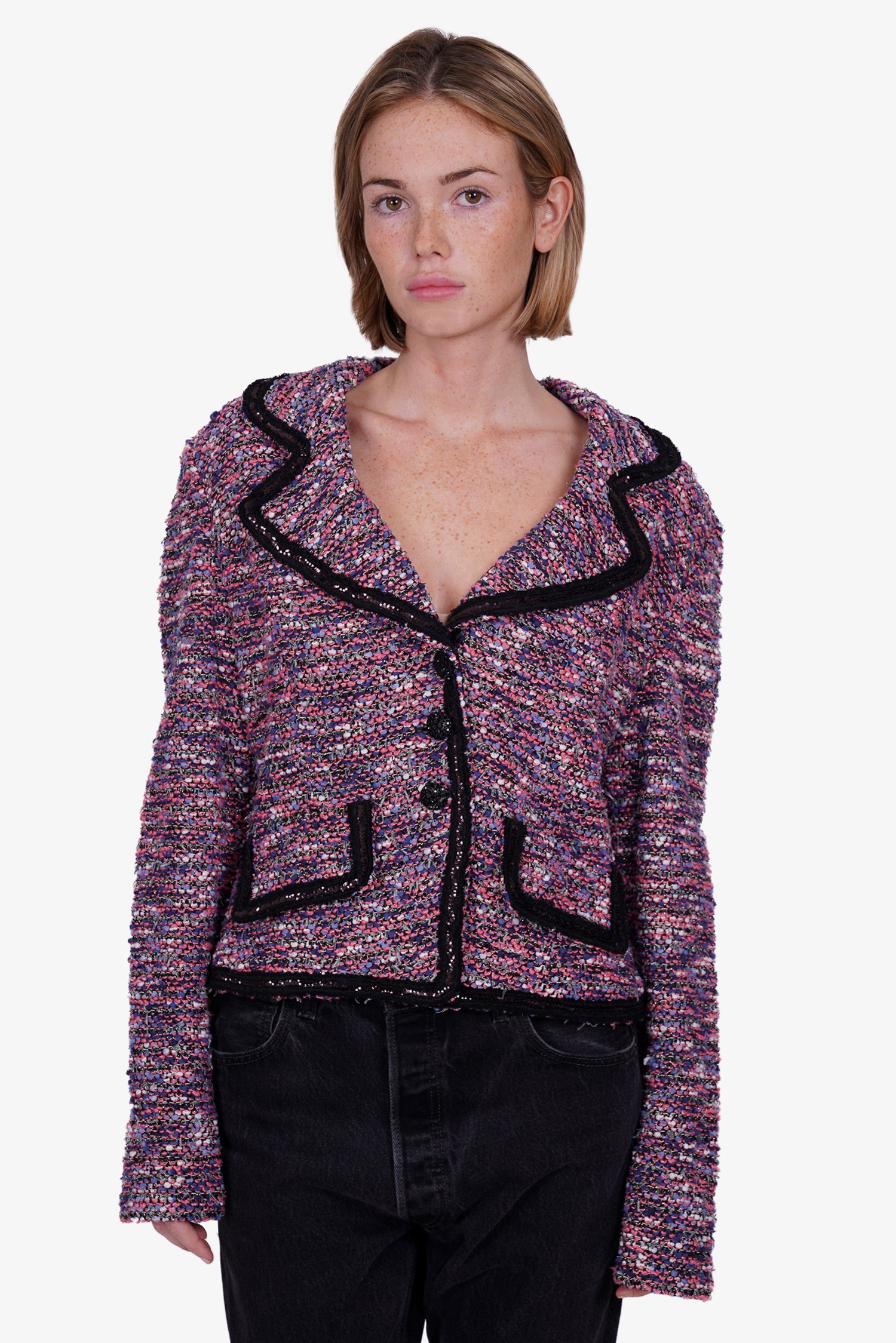 St.John Pink Tweed Jacket Size 10 – Mine & Yours