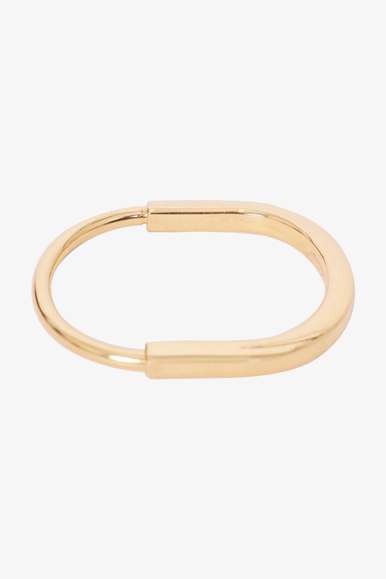 Tiffany & Co. 18K Yellow Gold Lock Bangle – Mine & Yours