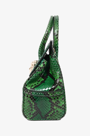 Versace Green Python 'Palazzo Empire' Top Handle Bag – Mine & Yours