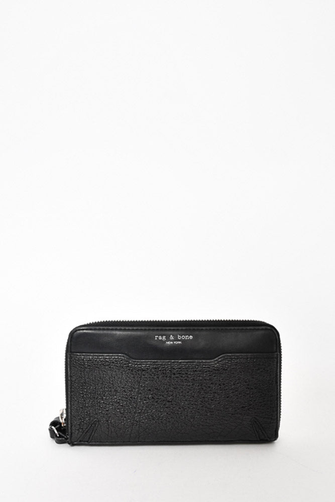 Rag & Bone Black Leather Zip Wallet Wristlet – Mine & Yours